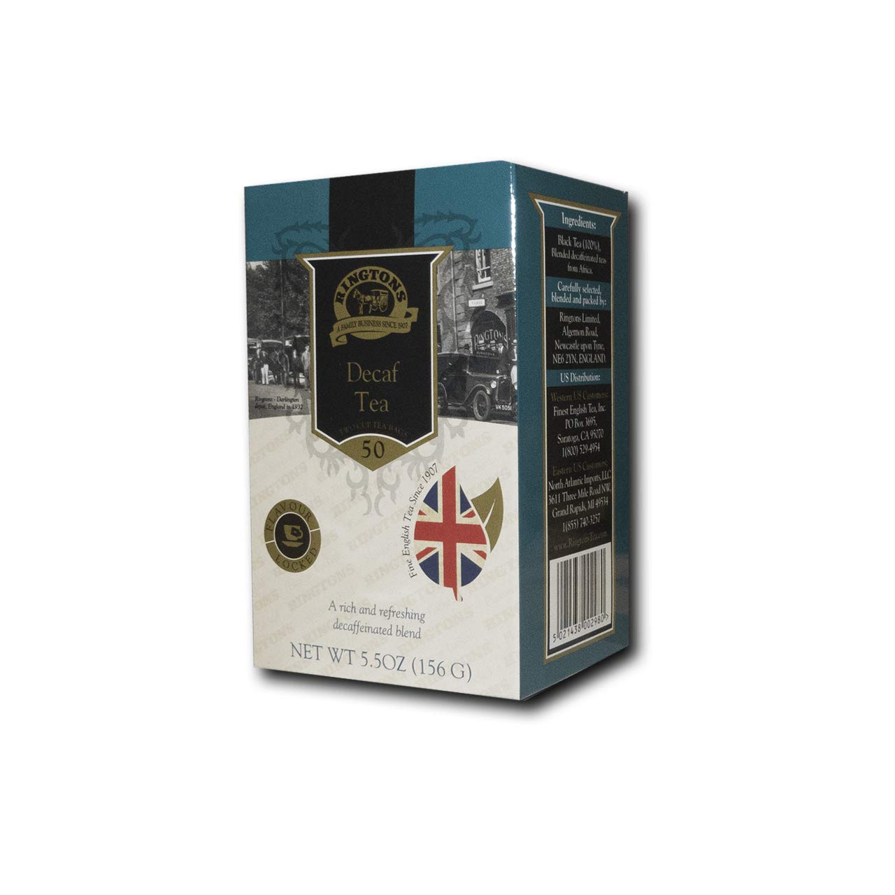 Amazon.com : Ringtons Tea, Breakfast Blend, 100-Count, Black Tea Bags ...