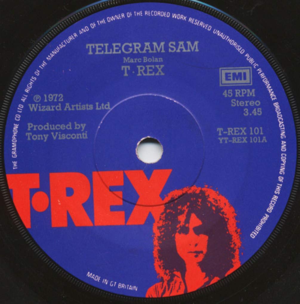 T. Rex Telegram Sam UK 45 7" single +Cadilac: Amazon.de: Musik