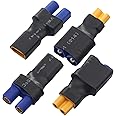 Amazon.com: 2Pairs ShareGoo RC XT30 to EC3 Plug Female Male Adapter Connector for RC FPV Drone ...