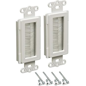 Leviton 41075-DBW Decora Brush Passthrough, White - - Amazon.com