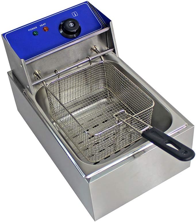 Electric Fat Fryer Deep Fryer Commercial Stainless Steel Chip Fryer Fat ...