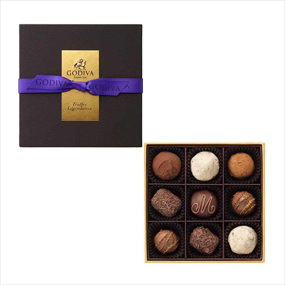 Amazon | 【公式】 ゴディバ (GODIVA) レジェンデール トリュフ（9粒入） | GODIVA | チョコレート菓子 通販