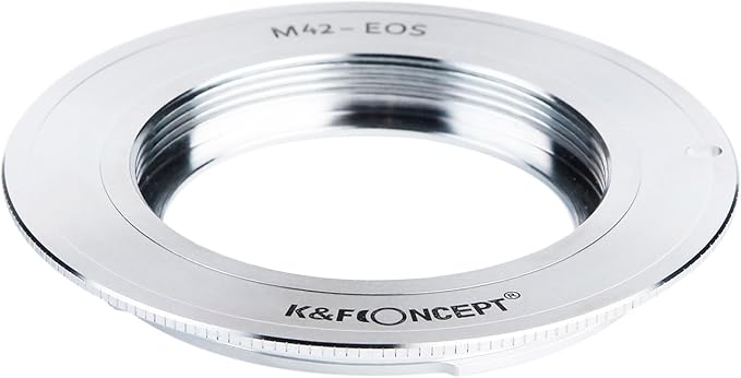 Amazon | K&F Concept レンズマウントアダプター KF-42EF (M42マウントレンズ → キャノンEFマウント変換) | アダプタ 通販