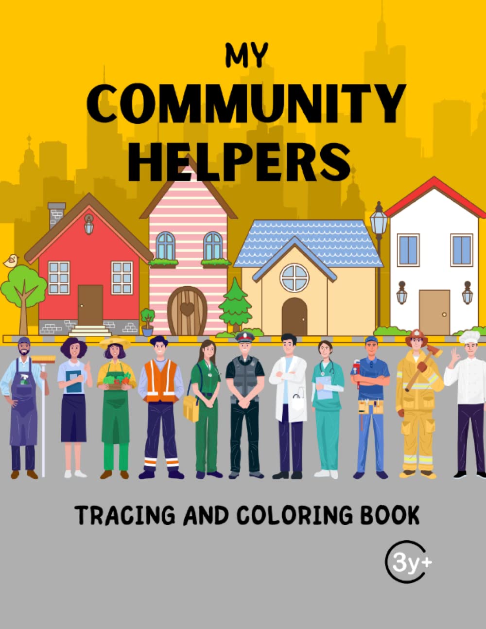 Mua My community helpers: Tracing and coloring book 3 + years trên ...