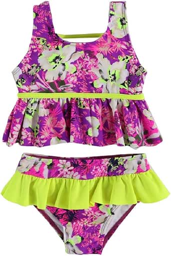 Amazon.com: Coral and Reef Girls Castaway Purple Honey Printed 2-Piece ...