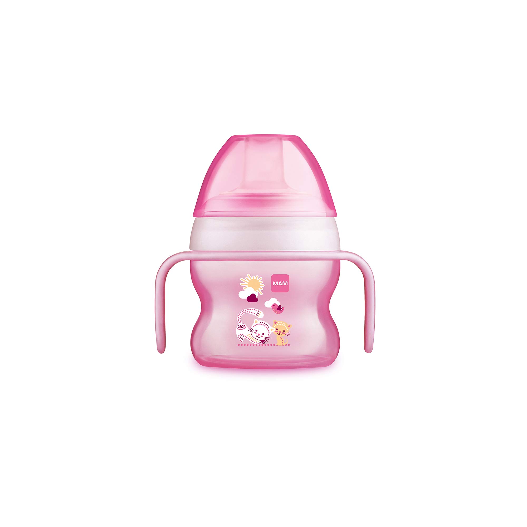 Amazon.com : MAM Learn to Drink Cup, Girl, 6.5 Ounces : Sippy Cups : Baby