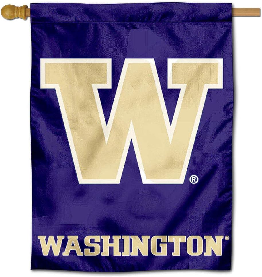 Amazon.com : Washington Huskies House Flag Banner : Outdoor Flags ...