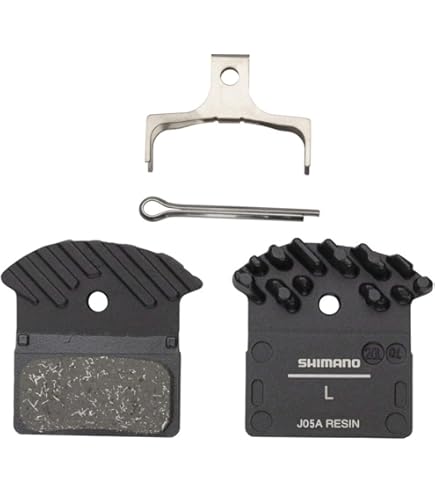 Amazon.com : Shimano L05A-RF Resin DISC PAD FINNED Alloy Back