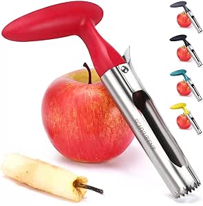 Amazon.com: SCHVUBENR Premium Apple Corer Tool - Easy to Use and Clean - Sturdy Apple Core ...
