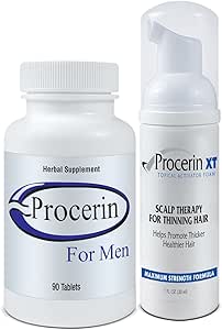 Amazon.com : Procerin Combo Pack - 1 Month Supply : Hair Regrowth ...