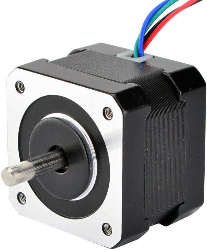 STEPPERONLINE Dual Shaft Nema 17 Stepper Motor 1.8deg 26ncm/37oz.in 12v ...