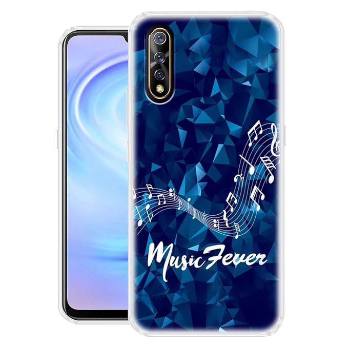 Fashionury Music Fever Vivo S1 Back Cover Designer Printed Shock Proof ...