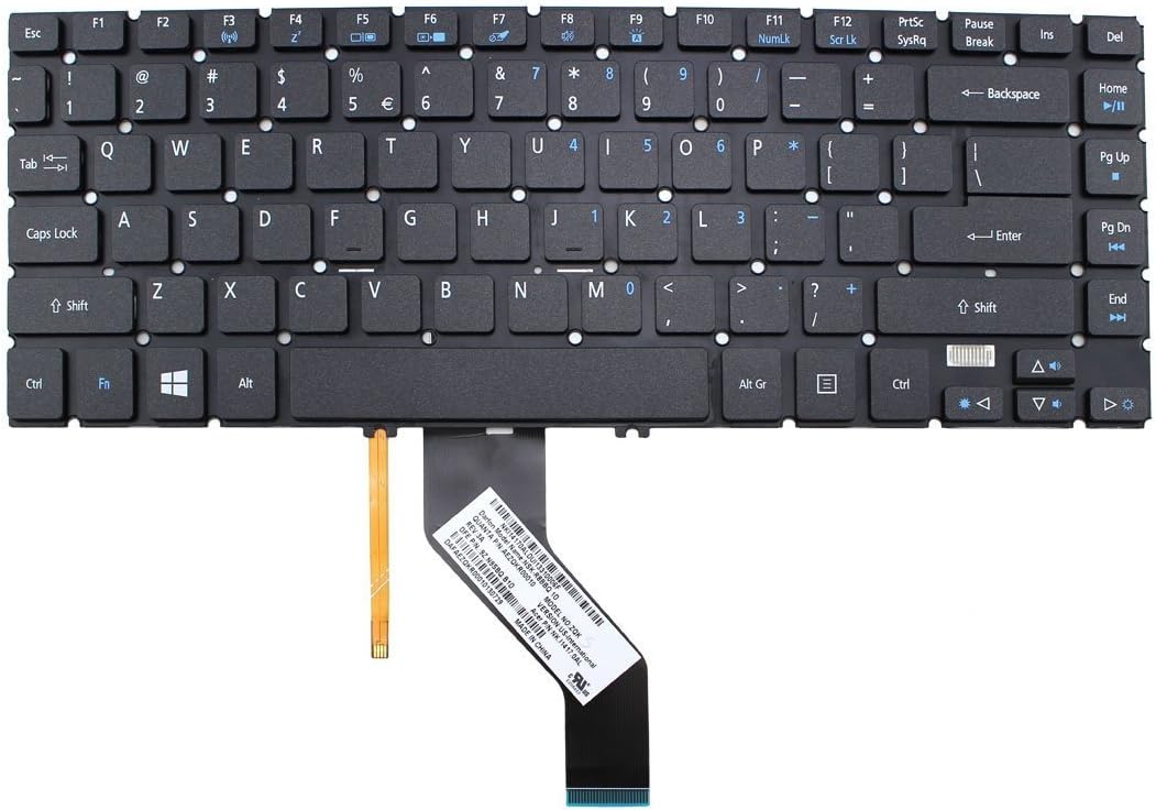 New Laptop no frame Backlit keyboard for Acer TravelMate P648-M P648-MG ...