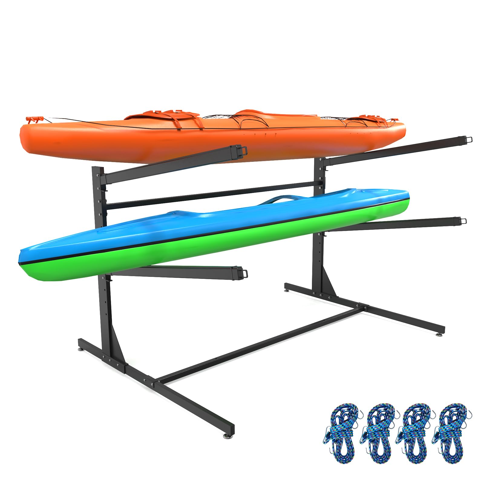 ZSLTLDU Kayak Storage Rack, Kayak Racks for Outdoor Storage, 4 Tier ...