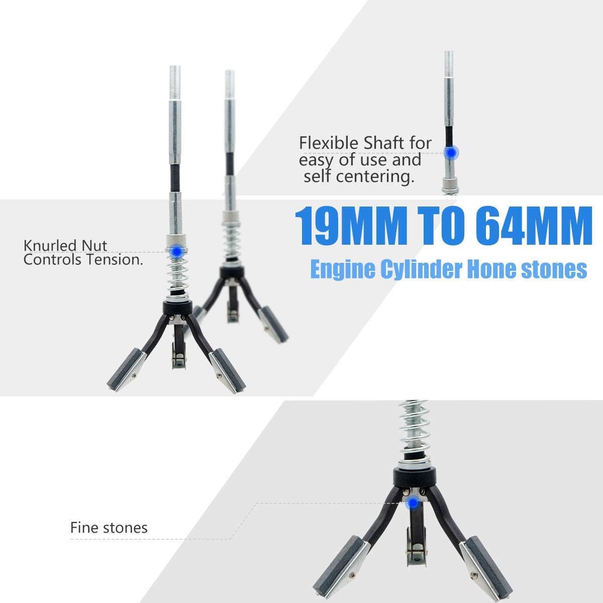 HugeAuto Adjustable Cylinder Hone Deglazer, Car Engine Brake Cylinder ...