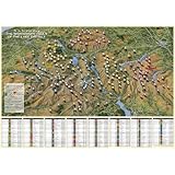 The Tubular Fells Map of the Lake District - 214 Wainwright Summits ...
