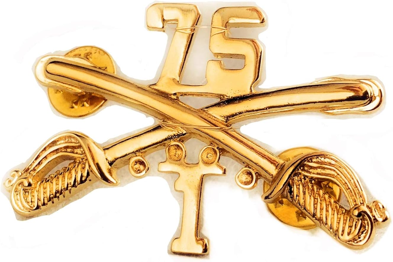 Amazon.com: US Army 1/75 Cav 75th Cavalry Regiment Crossed Saber ...