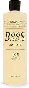 Amazon.com: John Boos MYSB Mystery Butcher Block Oil, 16 Ounce Bottle ...