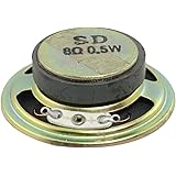 Amazon.com: uxcell 0.5W 8 Ohm DIY Magnetic Speaker 57mm Round Shape Replacement Loudspeaker for ...