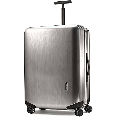 Samsonite Inova Hardside Luggage with Spinner Wheels, Metallic Silver ...