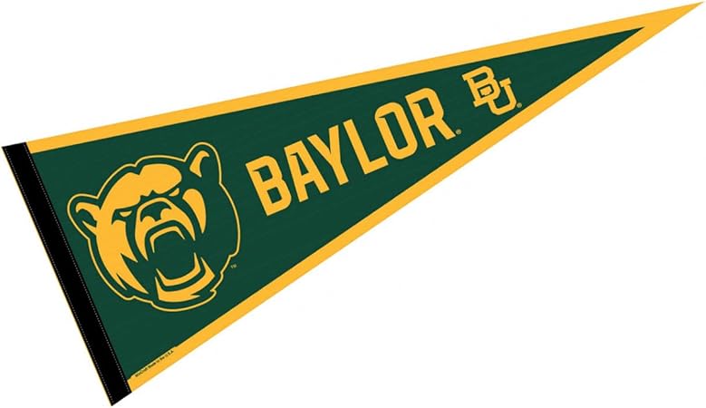 Amazon.com : College Flags & Banners Co. Baylor Pennant Full Size Felt ...