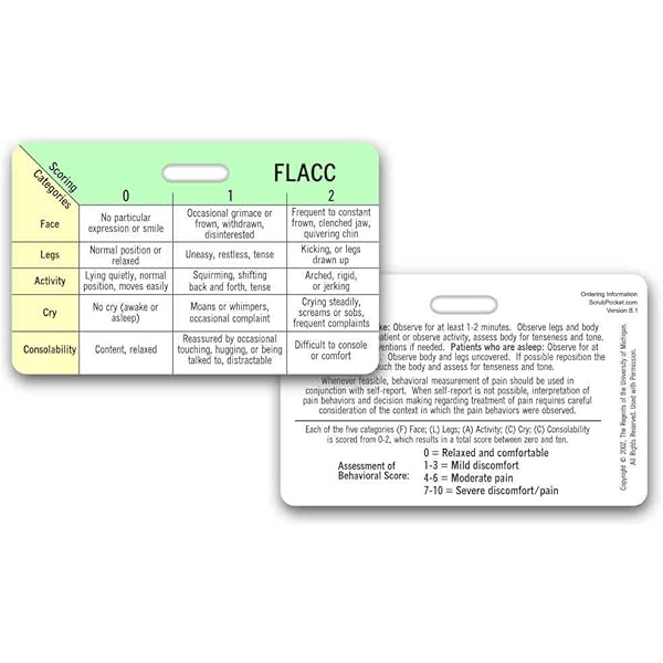 Flacc Pain Scale Printable