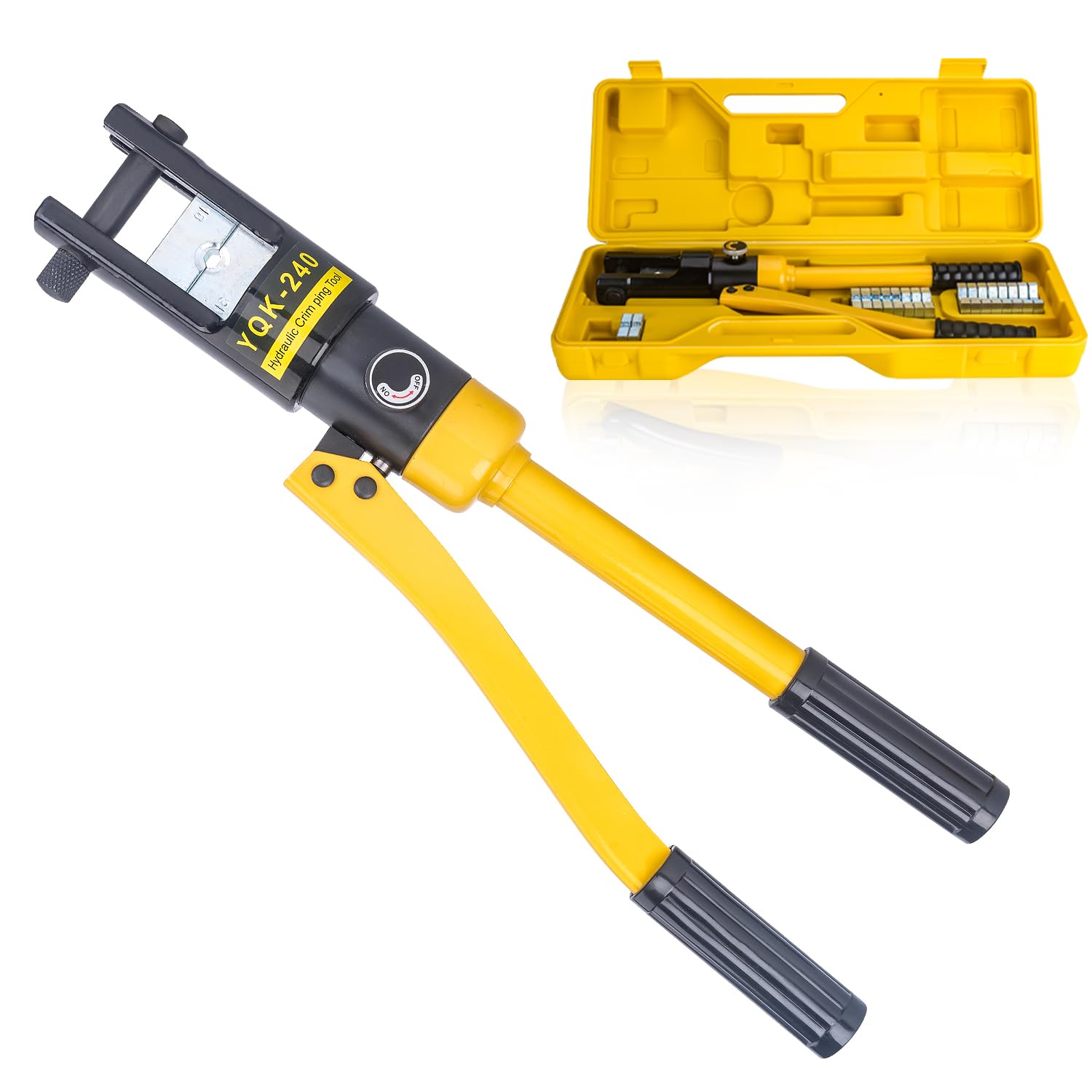 Mua MMNZE 12 Ton Hydraulic Cable Lug Crimper Pliers 6 AWG to 500 MCM ...