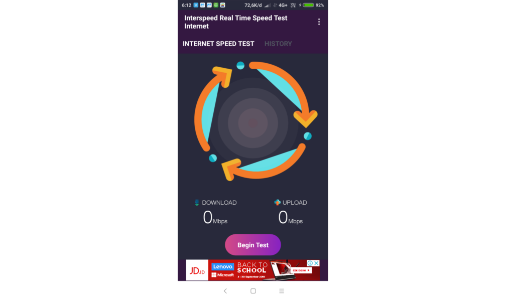 Interspeed Real Time Speed Test Internet : Amazon.ca: Apps for Android