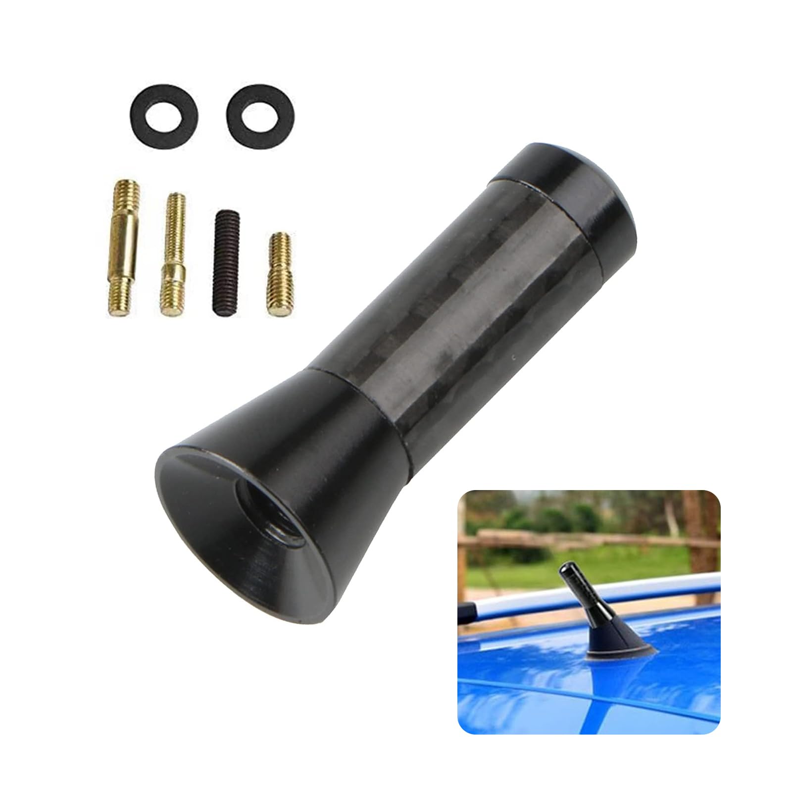 Mua yvshy 1 PCS Carbon Fiber Antenna, 1.3In Car Short Antenna, Aluminum ...