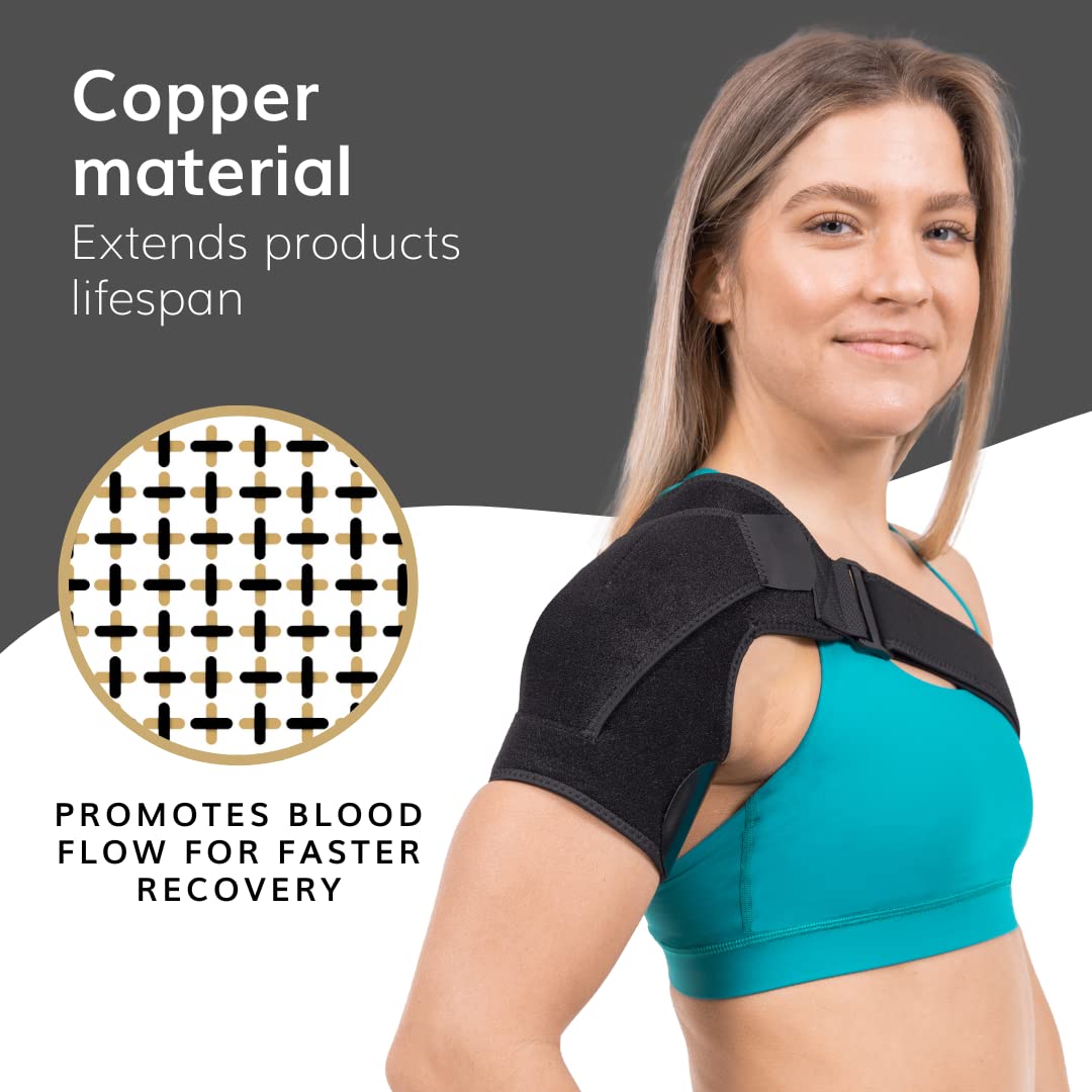 Mua BraceAbility Shoulder Support Brace - Compression Copper Arm ...