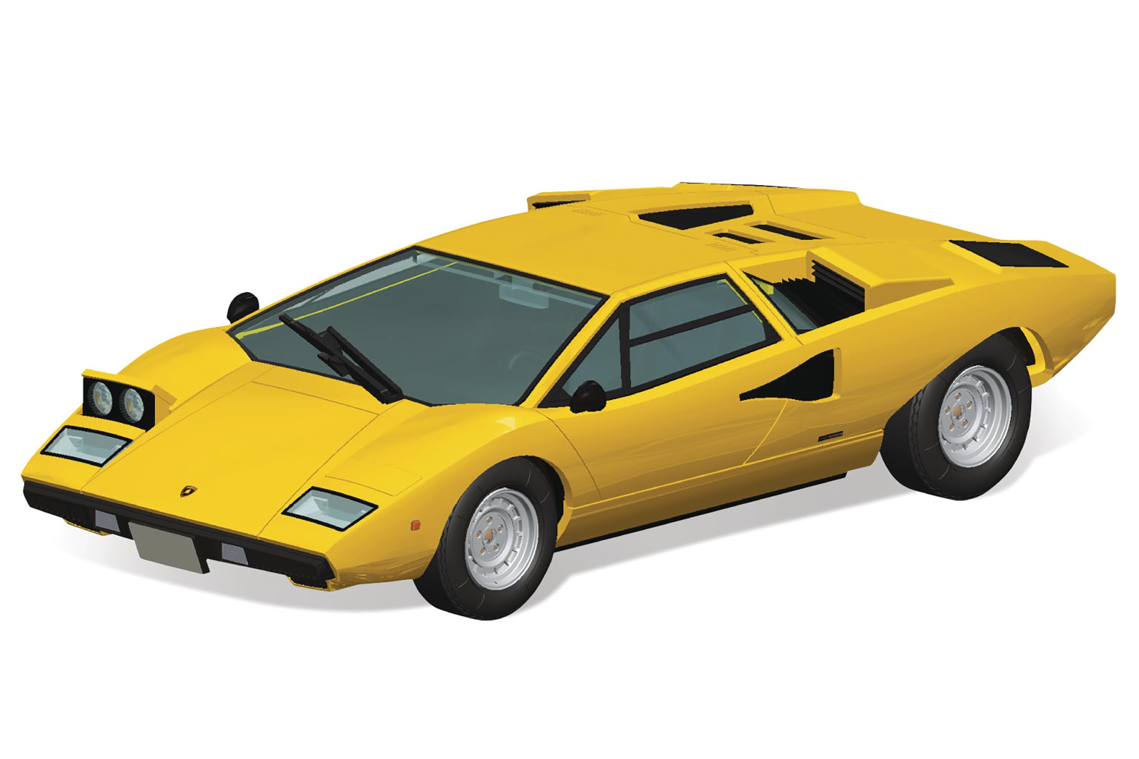 Mua Aoshima Bunka Kyozai 1/32 The Snap Kit Series Lamborghini Countach ...