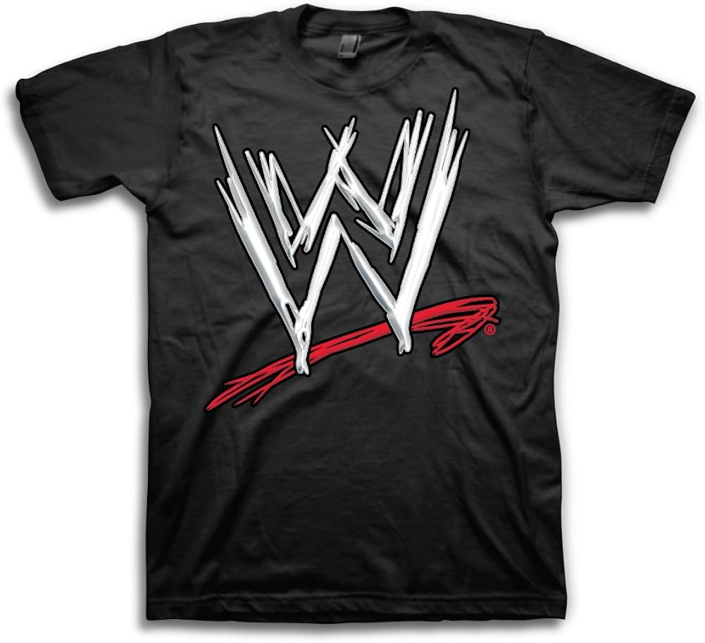 Amazon.com: WWE Men's WWE Scratch Logo T-Shirt: Clothing