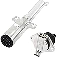 Amazon.com: Dazakoot 7 Way Trailer Plug and Socket Set for Semi Truck ...