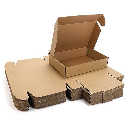 9x6x2 Inch, Shipping Boxes for Small Business 50 Pack, Corrugated ...