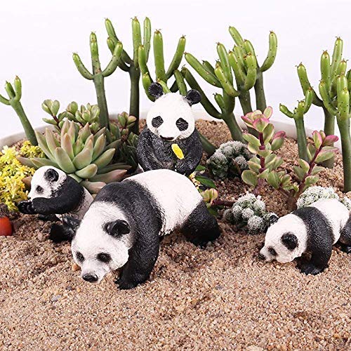 Liberty Imports Cute Giant Panda Family Toy Figures with Cubs - Safari ...