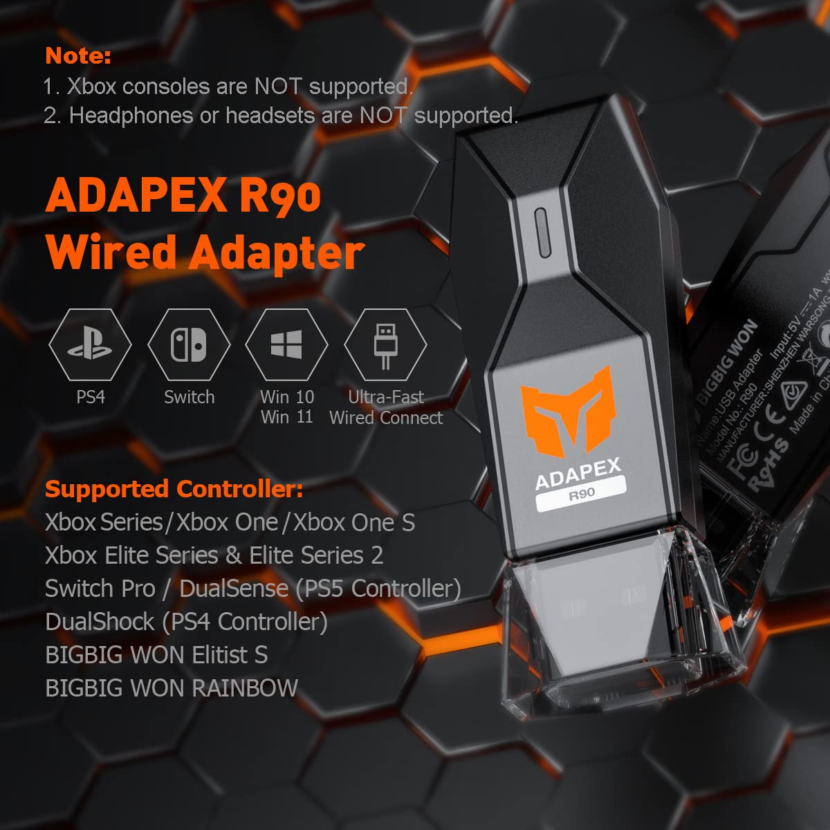 Mua R100 Pro Wireless Controller Adapter, R90 Wired Controller Adapter ...