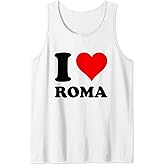 Amazon.com: Red Heart I Love Roma T-Shirt : Clothing, Shoes & Jewelry