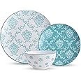 Amazon.com | Original Heart 12-Piece Dinnerware Set, Ceramic Dish Set ...