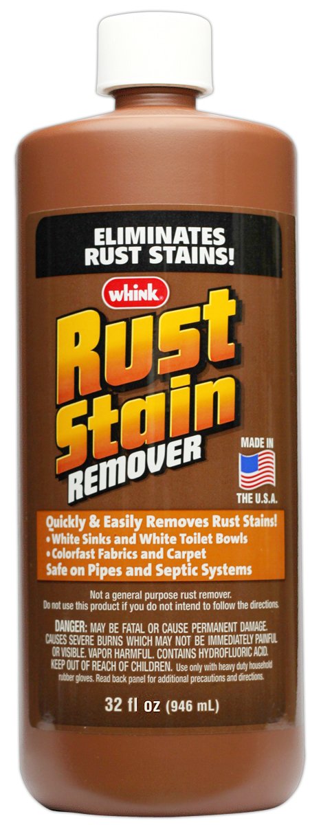 Whink Rust Stain Remover 32 Ounce, Bathroom Rust Removal Cleaning ...