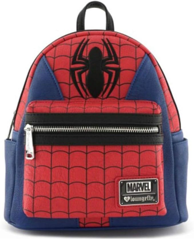 Loungefly Marvel Spiderman Suit Mini Backpack : Amazon.co.uk: Luggage