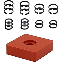 (10 Sets) 1/2" Impact Wrench Retaining Rings with O-Ring, Compatible ...