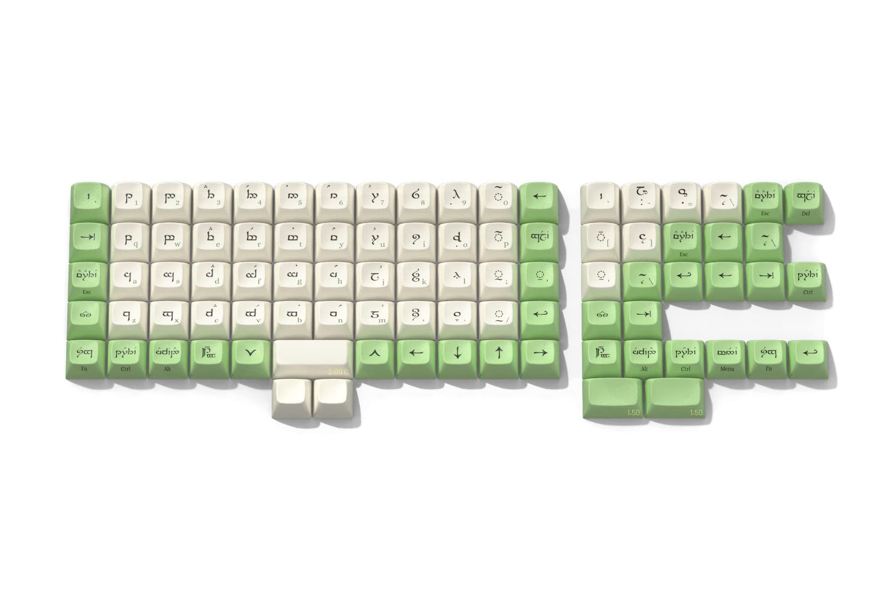 Mua DROP The Lord of The Rings MT3 Elvish Keycap Set, PBT Hi-Profile ...