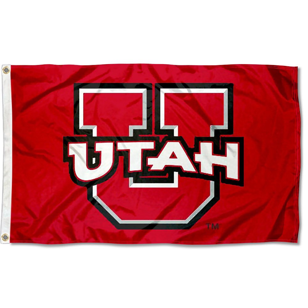 Amazon.com : Utah Utes New Logo College Flag : Sports & Outdoors