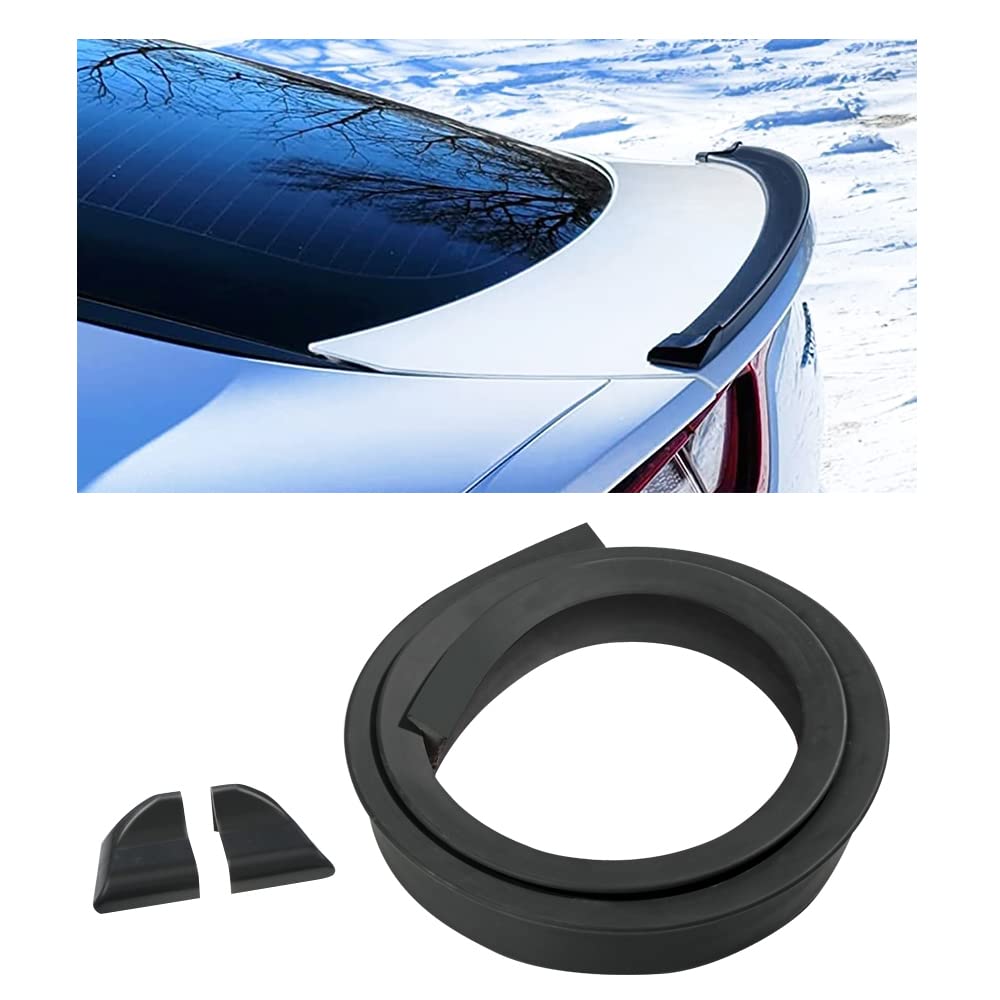 Mua Car Trunk Spoiler Roof Lip Kit,3D PU Rear Trunk Lip or Roof Spoiler ...