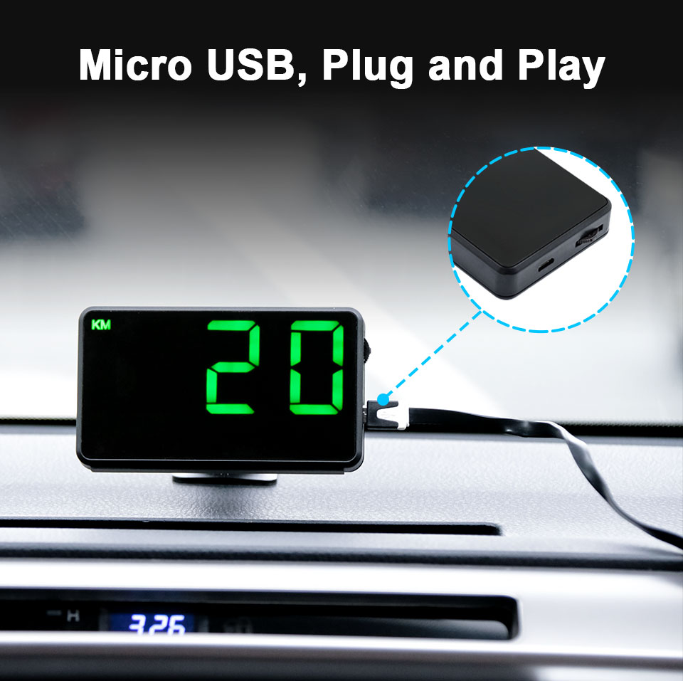 Watch VJOYCAR C80 Universal GPS Speedometer on Amazon Live