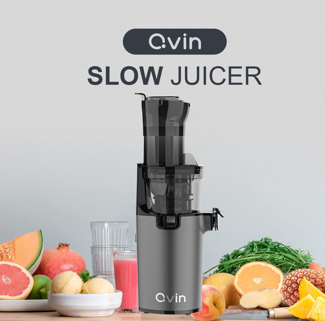 Mua Cold Press Juicer, Qvin Slow Masticating Juicer Machines with 3 ...