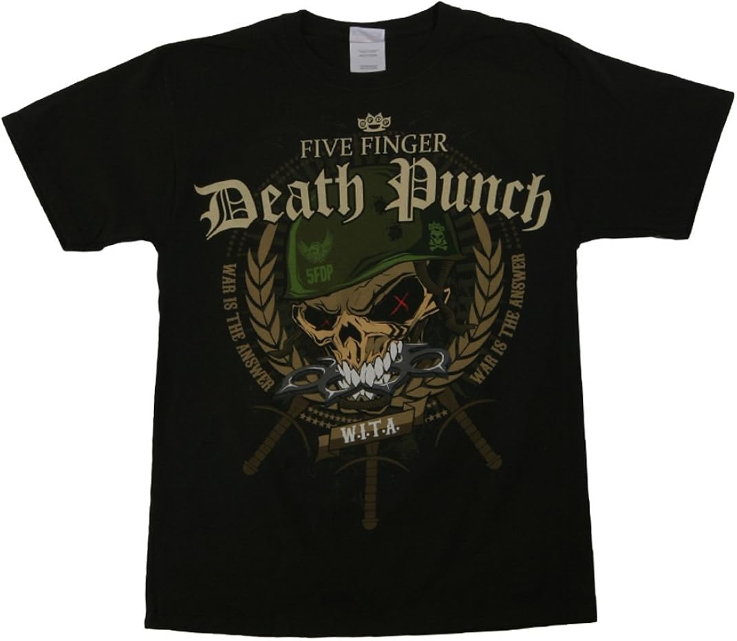 Five Finger Death Punch - Warhead T-Shirt - Medium | Amazon.com