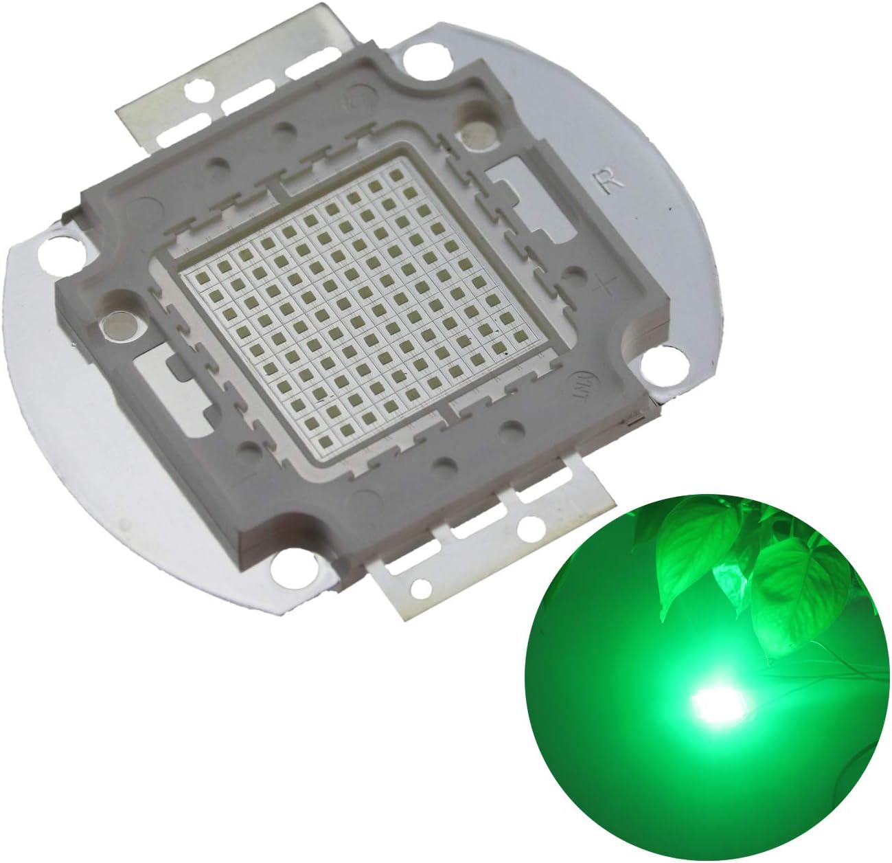 Odlamp Super Bright High Power LED Chip 100W SMD COB Light Green 520-525nm DC 30-34V for Emitter ...