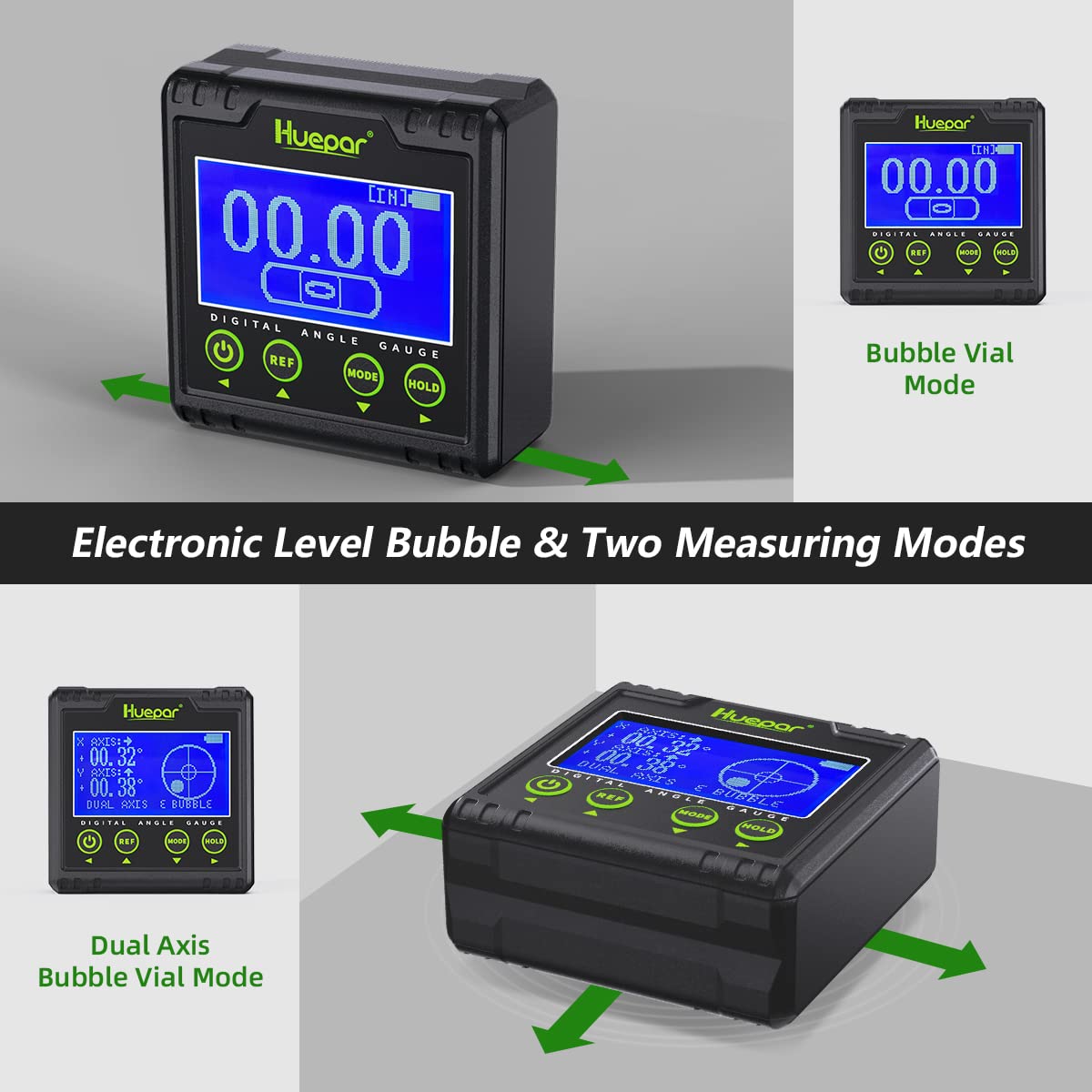 Mua Huepar Digital Angle Gauge Protractor, Electronic Bubble Angle ...