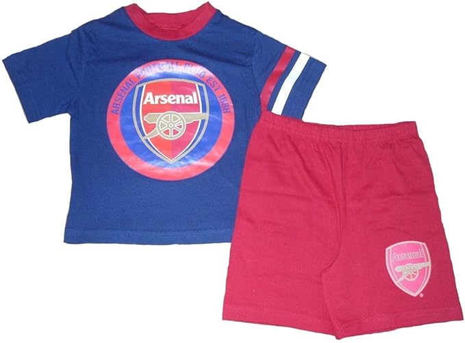 Boys Pyjamas Nightwear Offical Arsenal 13-14 Years Old Short Design ...